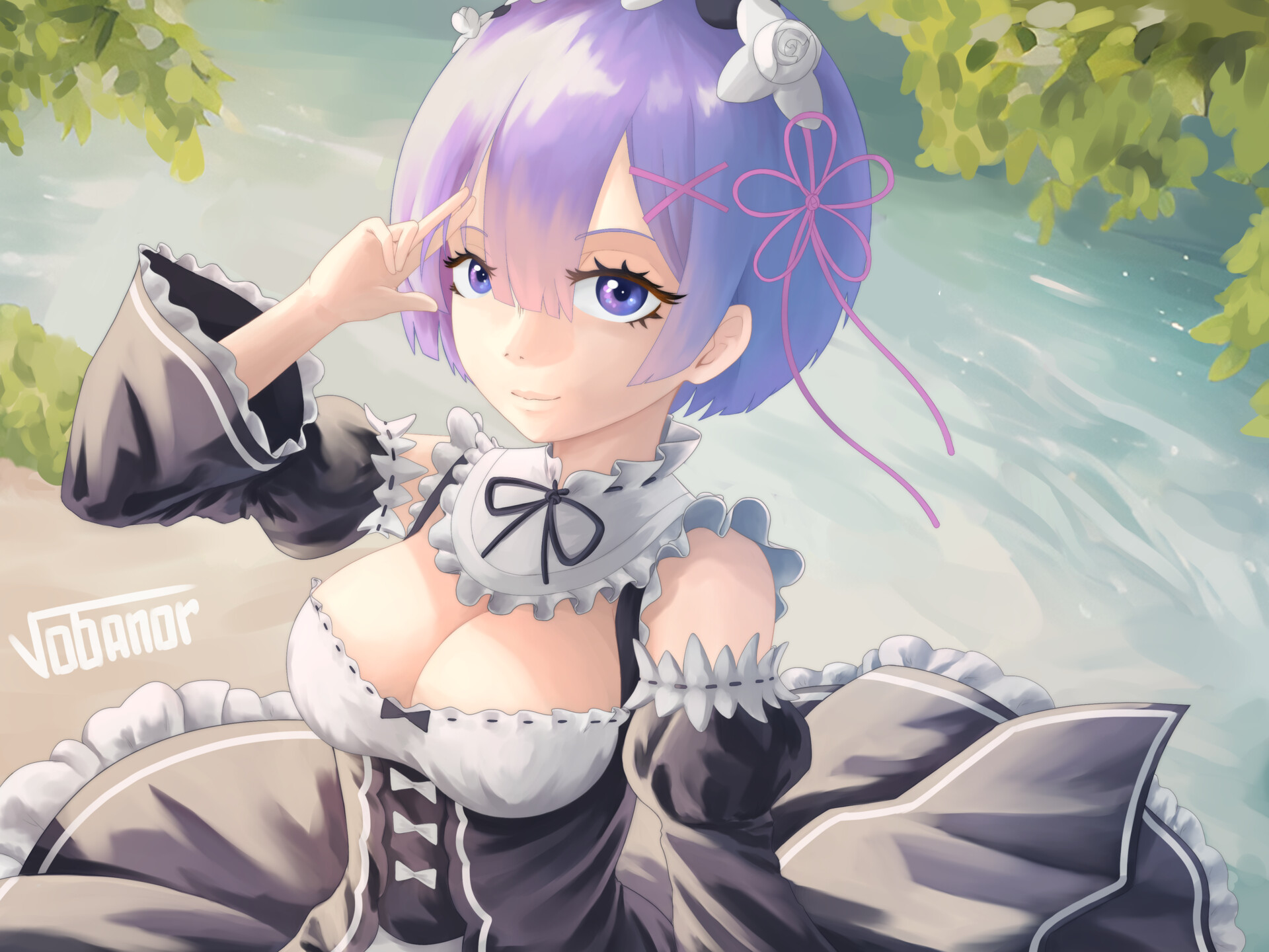 ArtStation - Rem (Re:Zero)