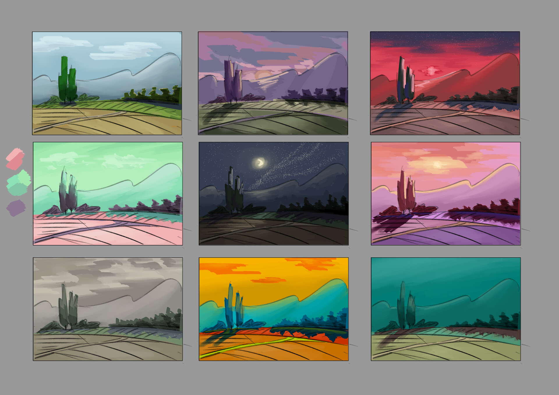 ArtStation - Color Studies