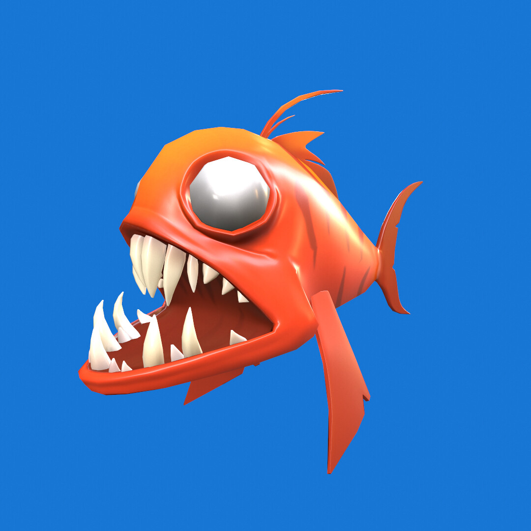 ArtStation - Angry fish