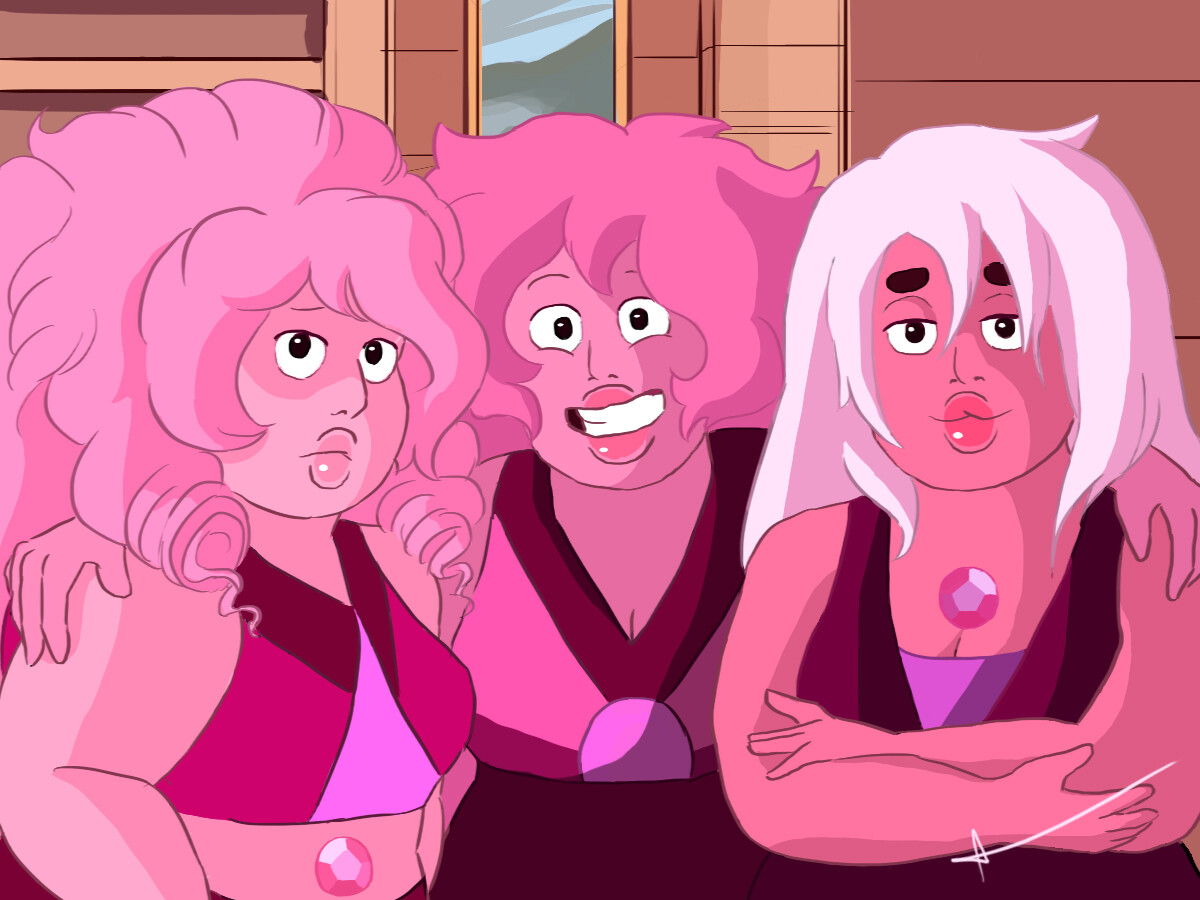Artstation Steven Universe Future Roses Quartz Fan Art