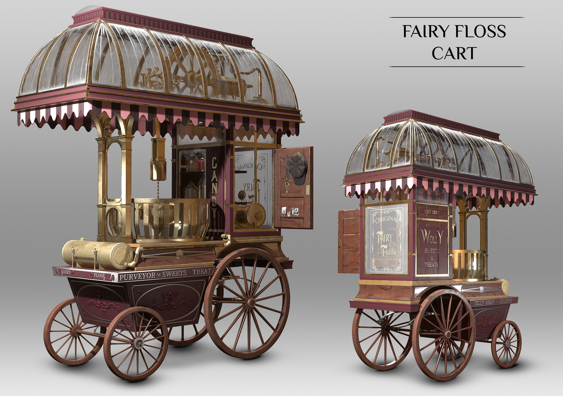 Albert Abad - Fairy Floss Cart