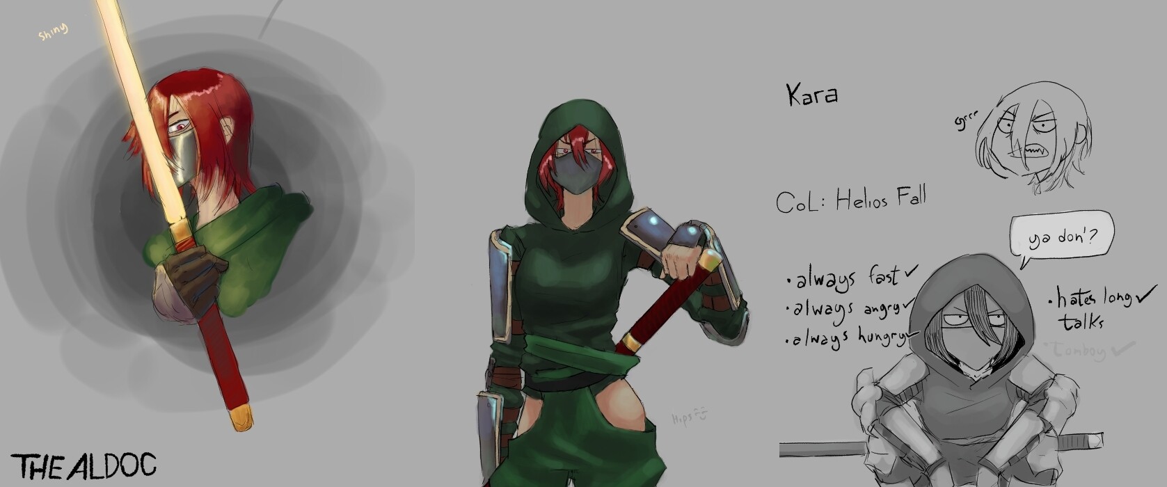 ArtStation - Kara, the assassin (new character's design)