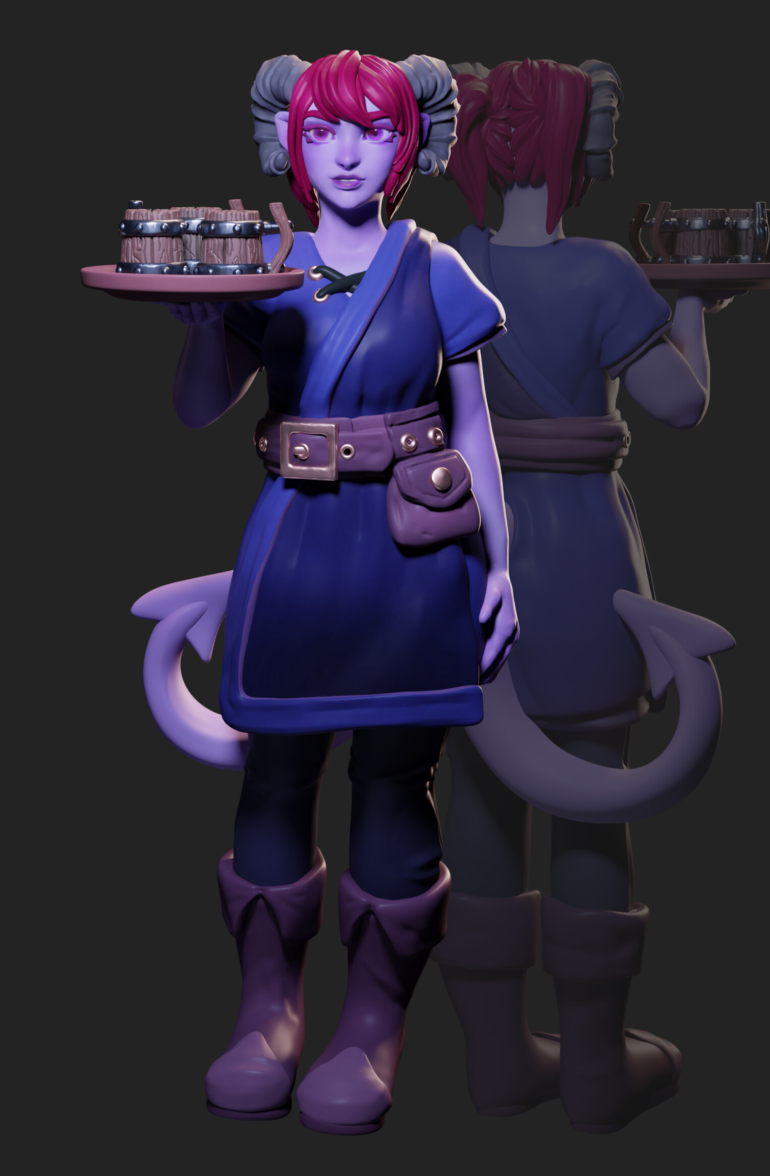 ArtStation - Lelith the waitress