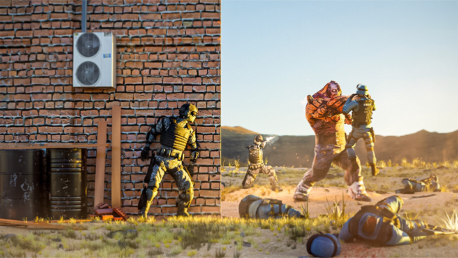 ArtStation - Lighting - Desert Action Scene