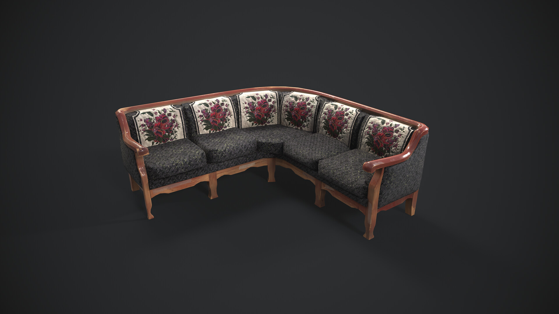 ArtStation - Korea in the 1980s_Sofa