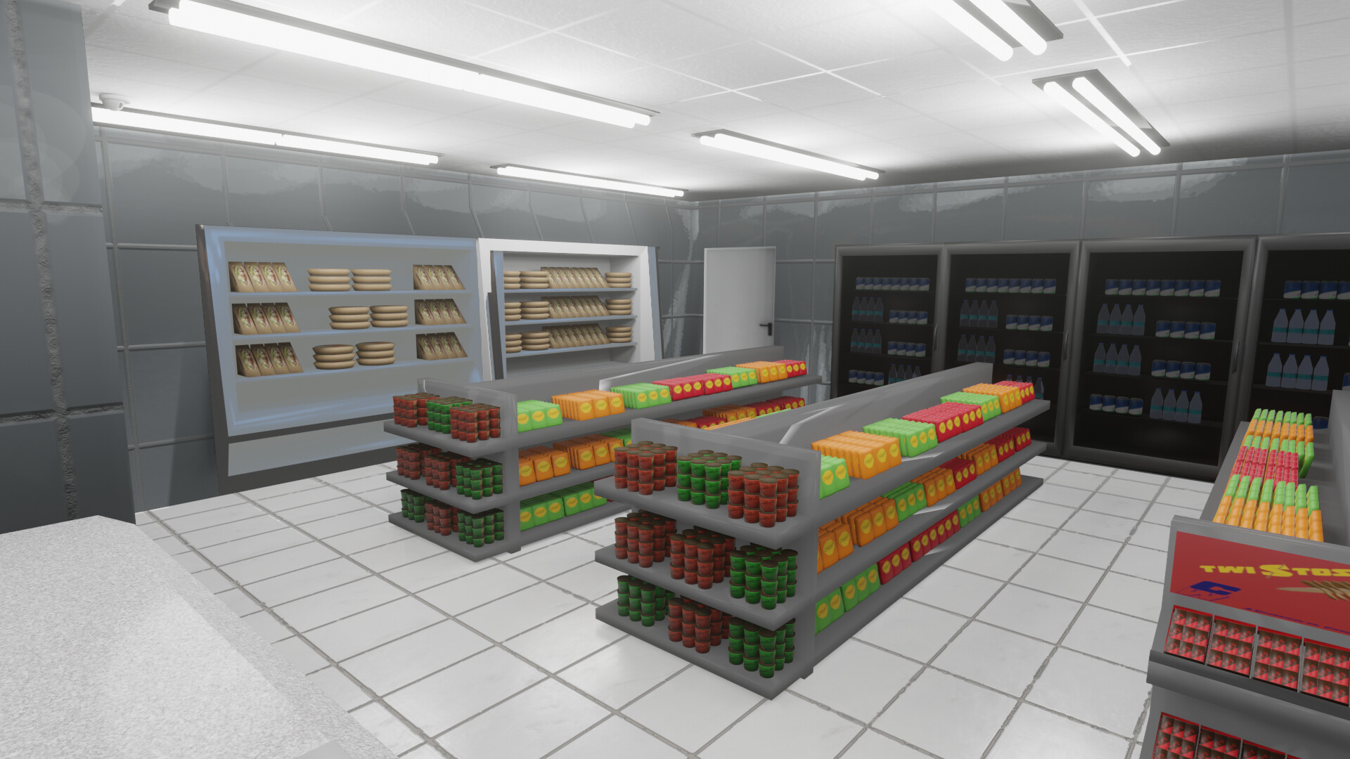 Minecraft Grocery Store Inside
