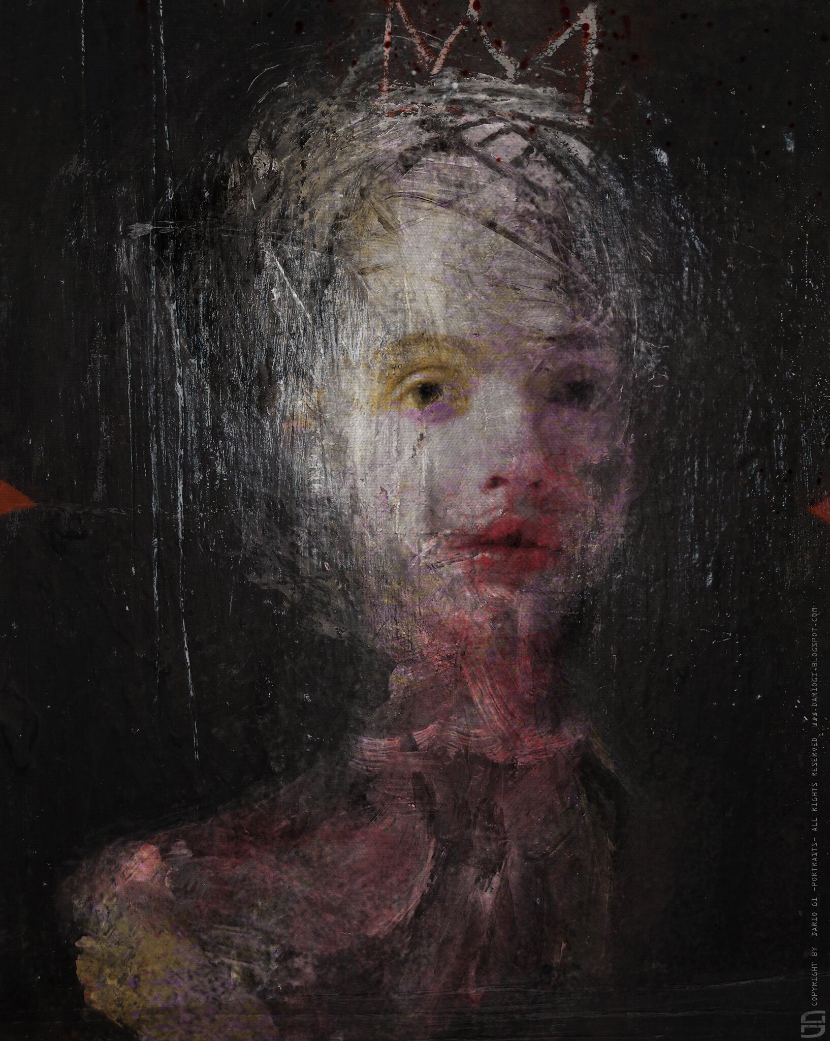 ArtStation - Portrait of a grieving soul, 2022