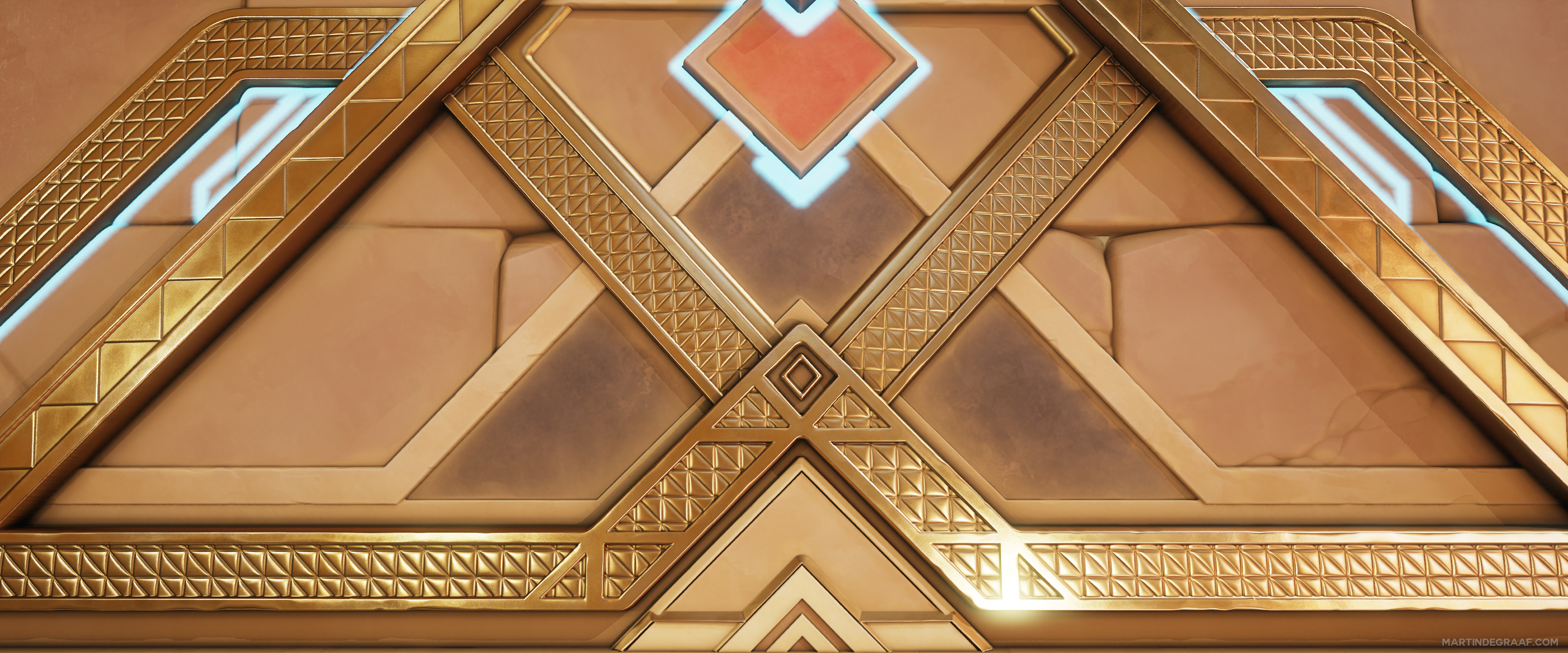 Martin de Graaf | Material Artist - Stylized Desert Temple Floor