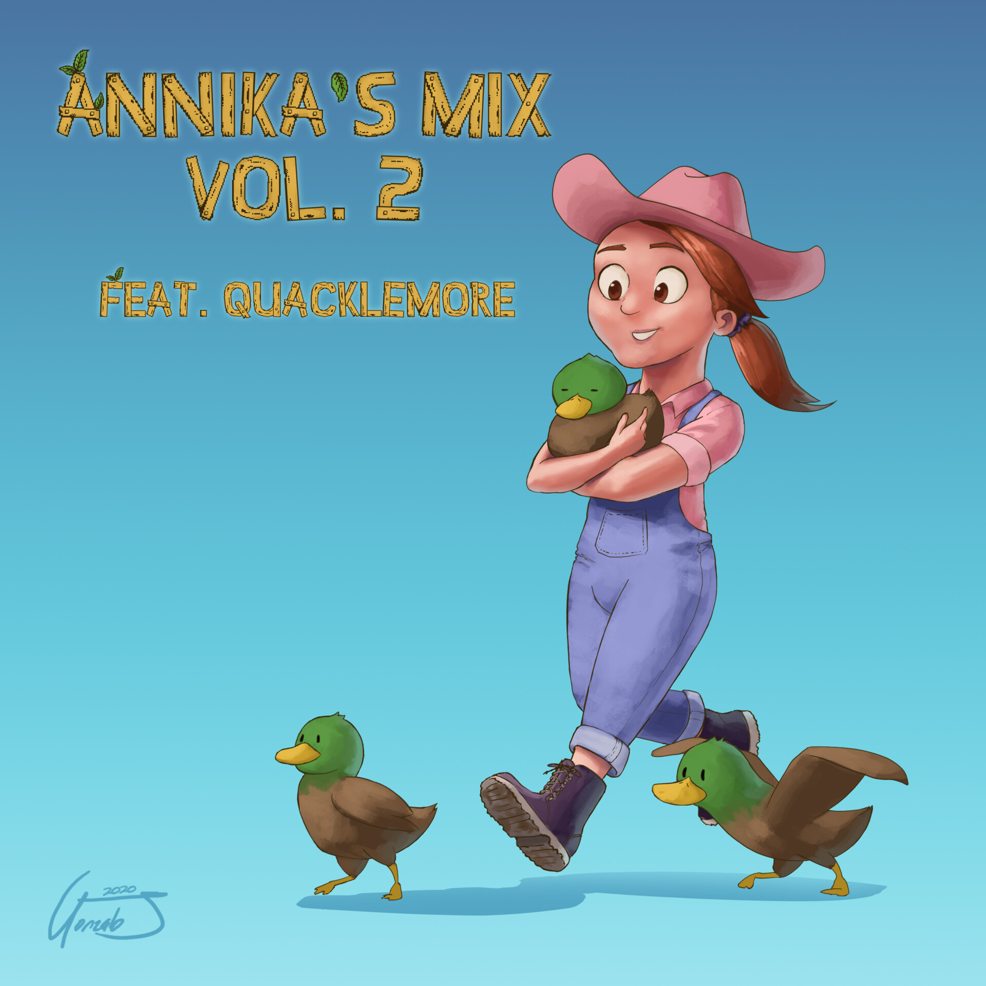 ArtStation - Album Art for Annika's Mix Volume 2