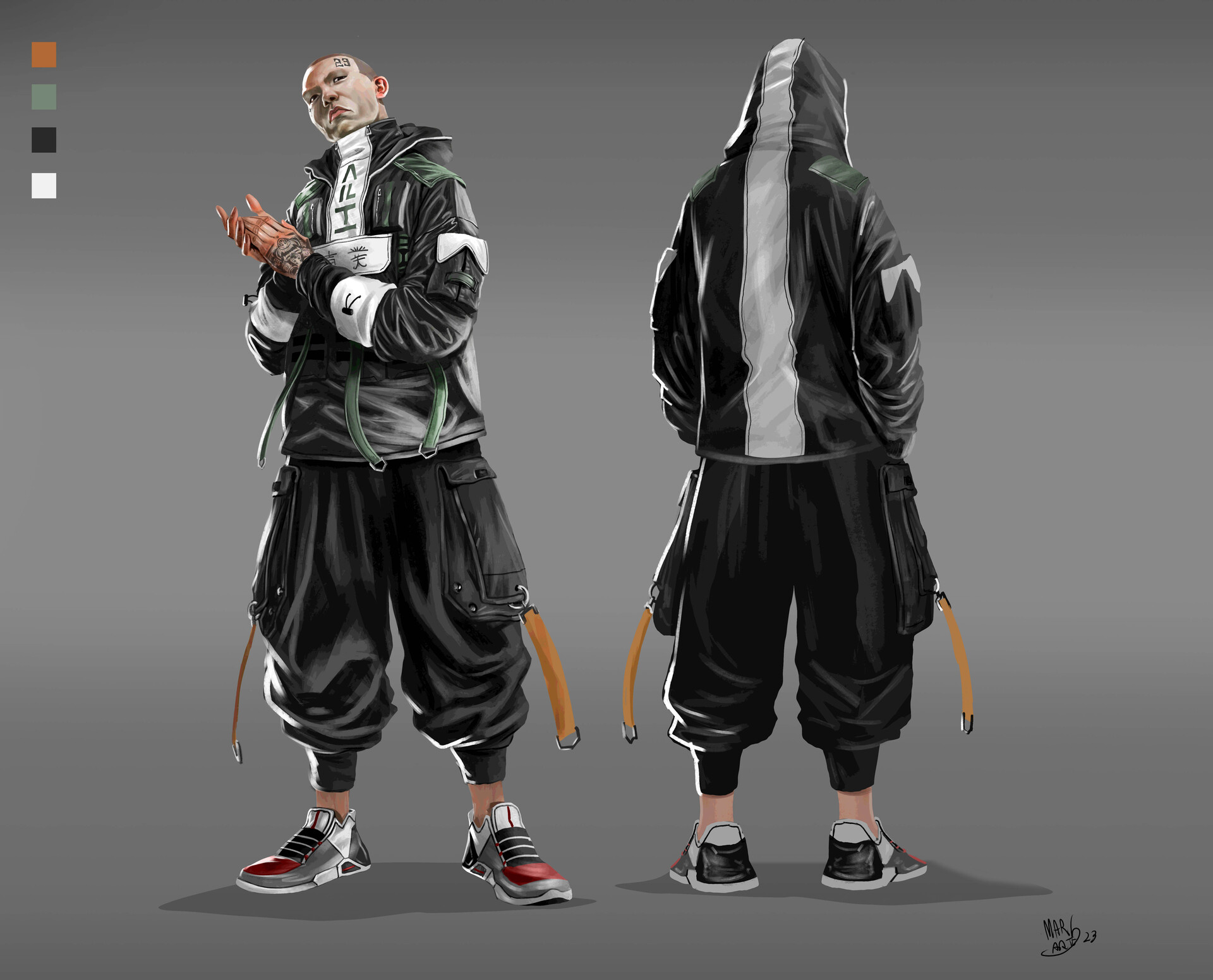 ArtStation - Secondary Character - Kazuo