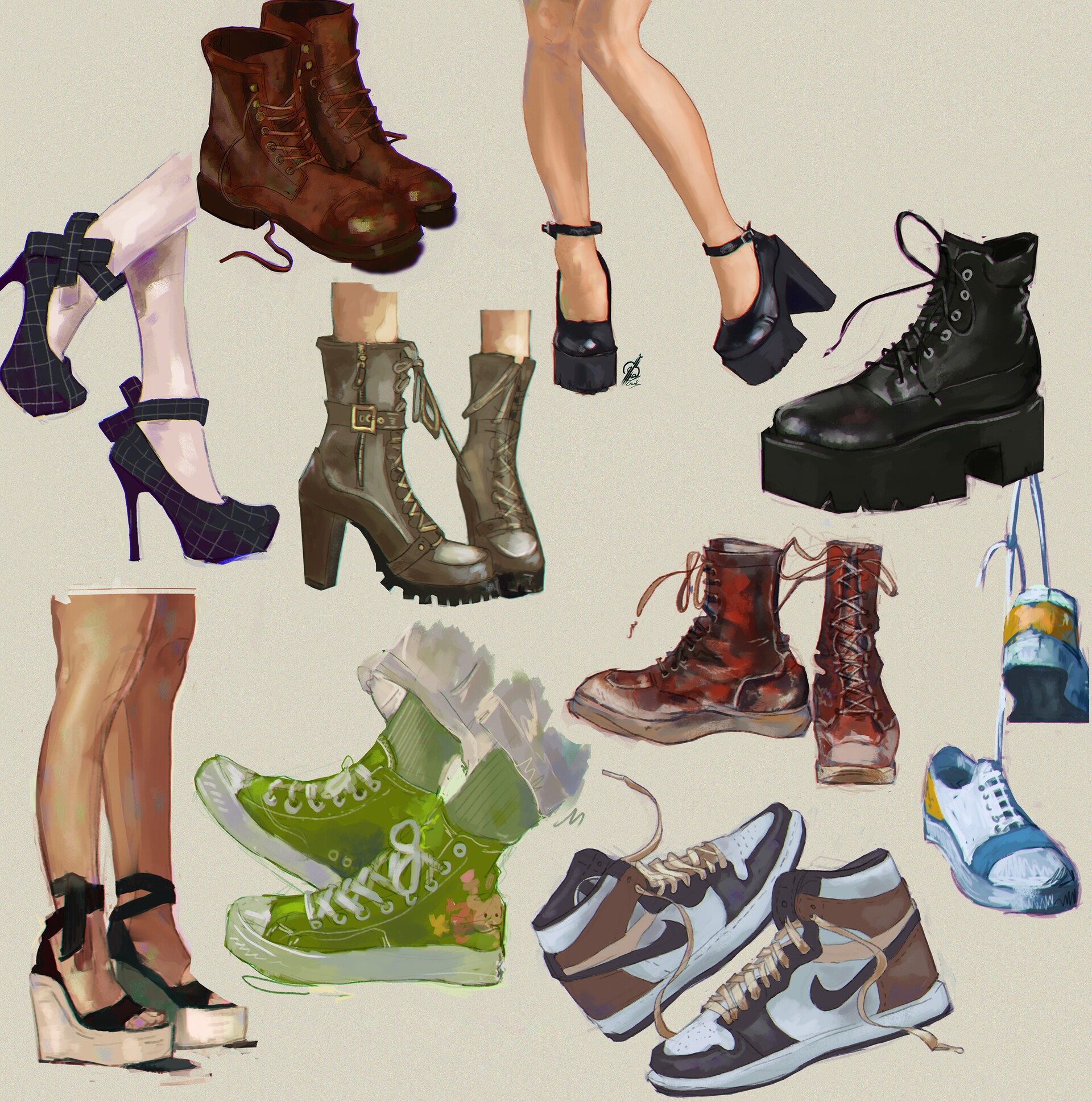 ArtStation - shoe study 2