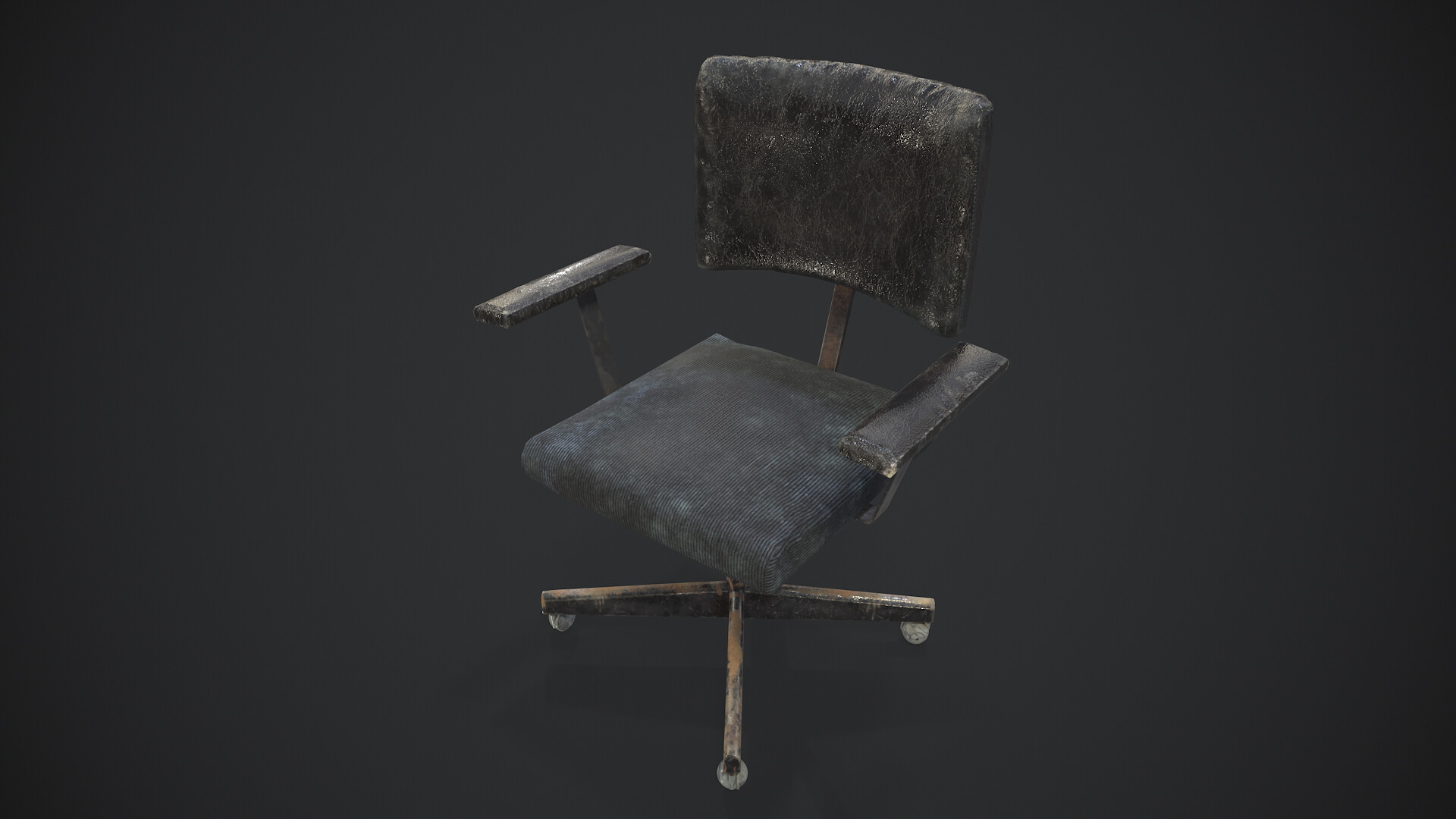 ArtStation - Korea in the 1980s_Desk Chair