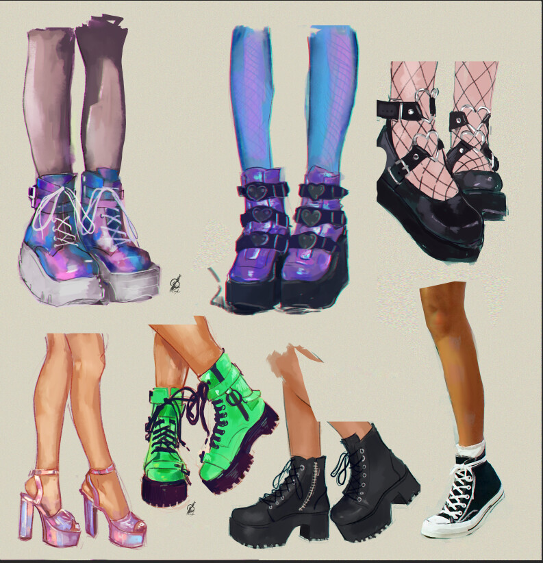 ArtStation - shoe study 7