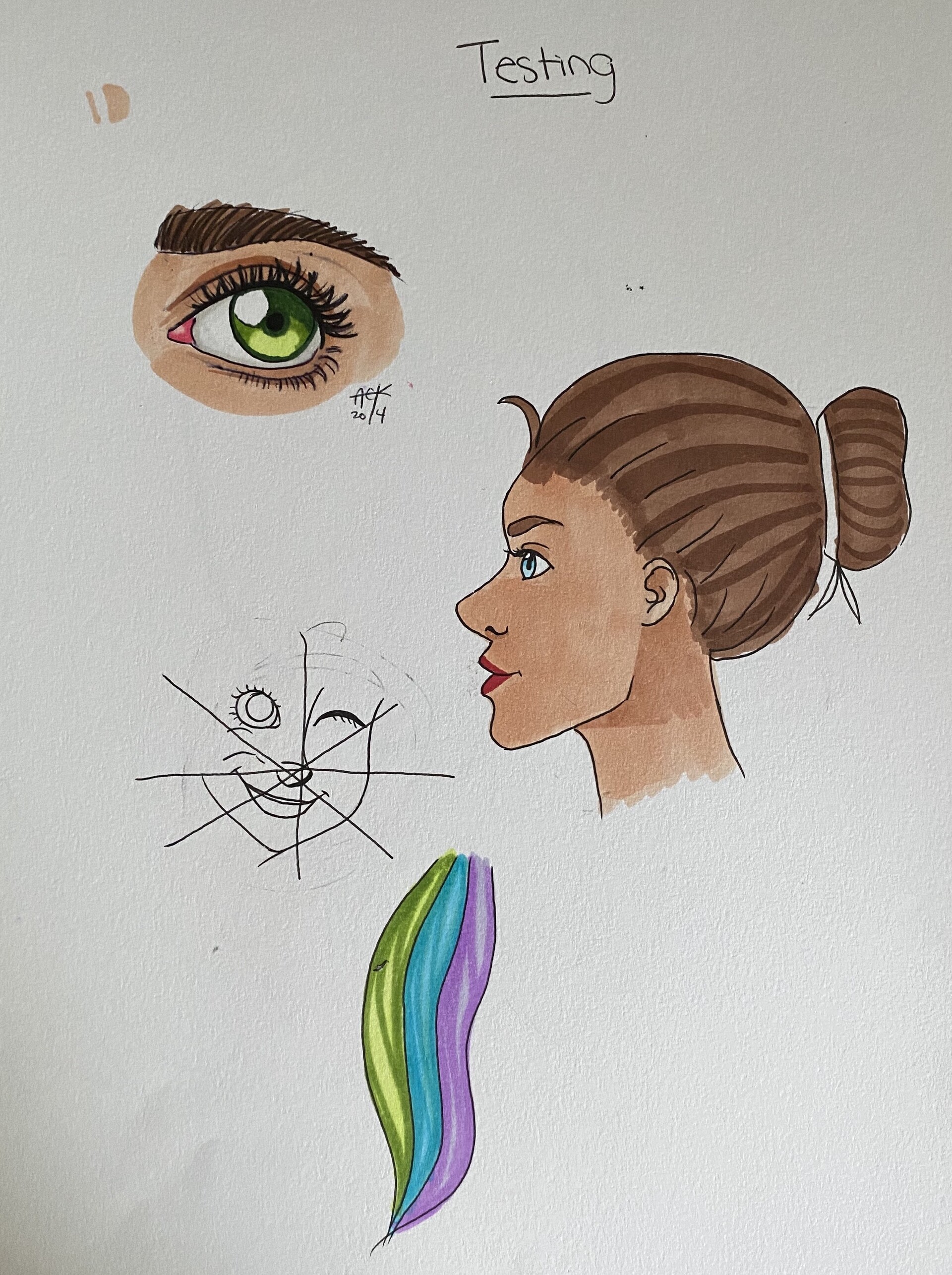 ArtStation - copic testing page