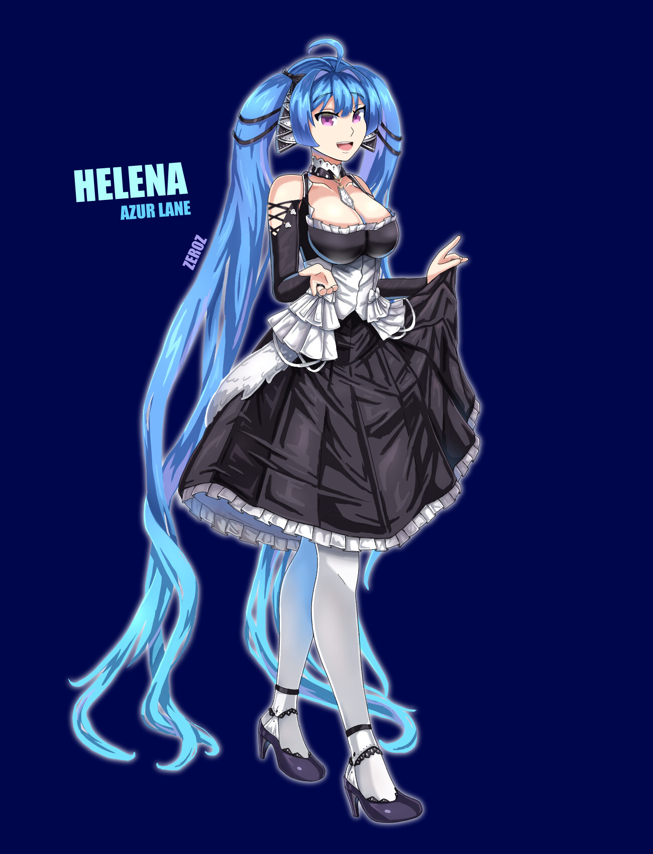 ArtStation - Commission - Adult Helena with Formidable Outfit from Azur Lane.