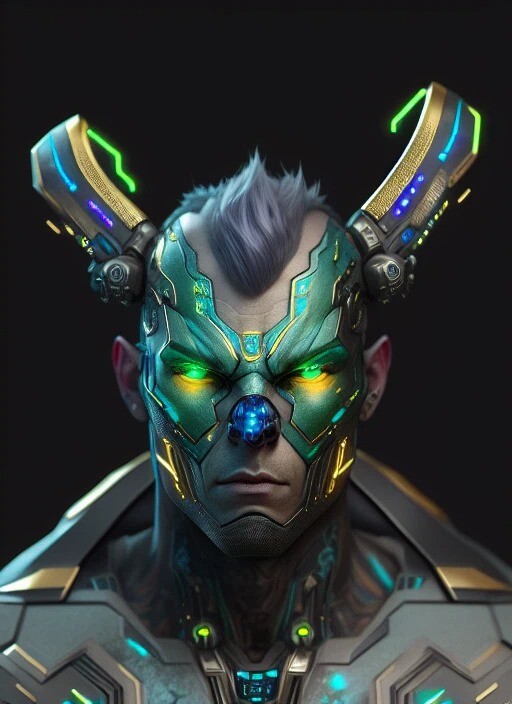 ArtStation - Cyber Saturs The Cyborg Destroyer