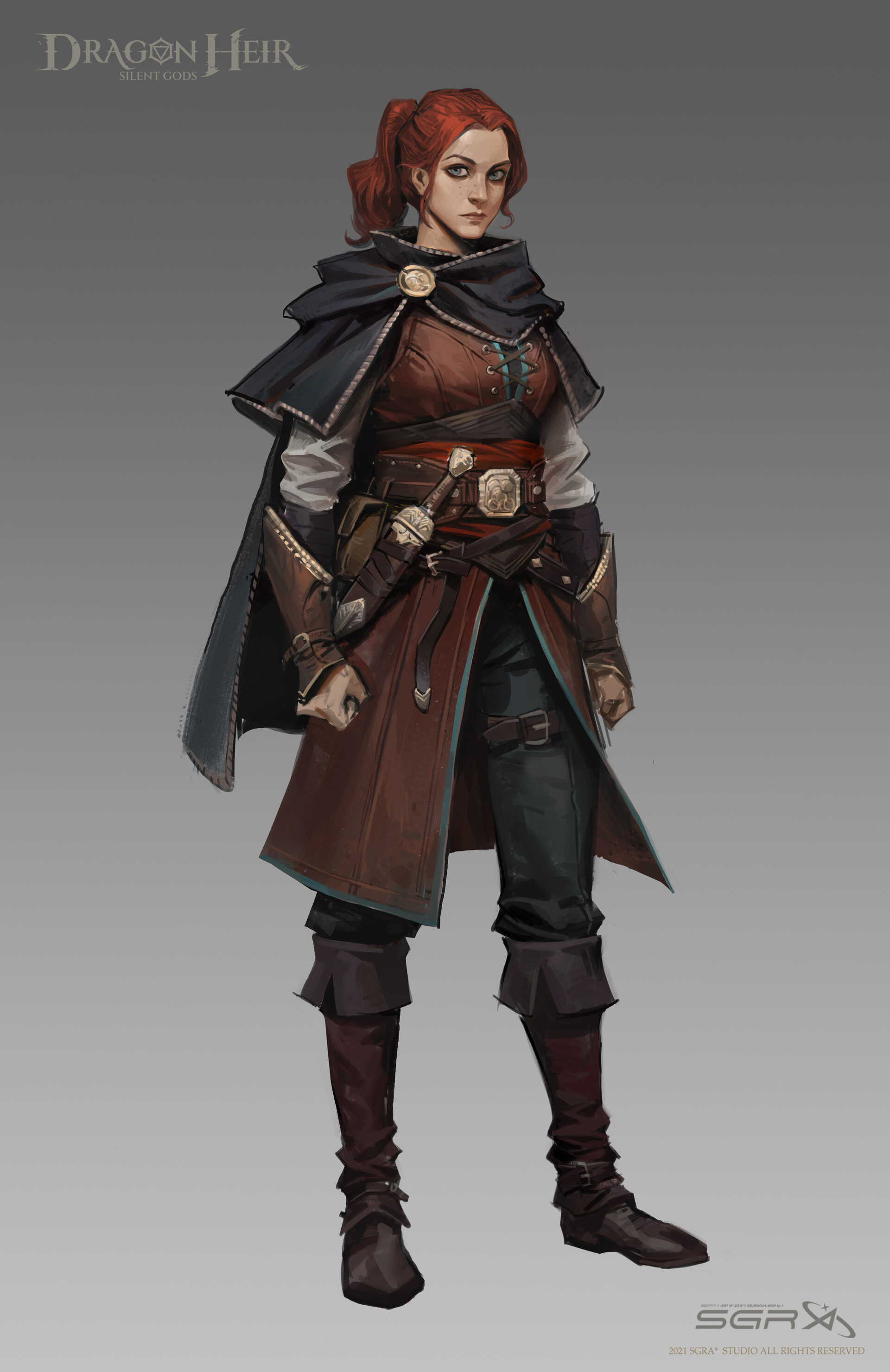ArtStation - Dragonheir: Silent Gods-人类女主角