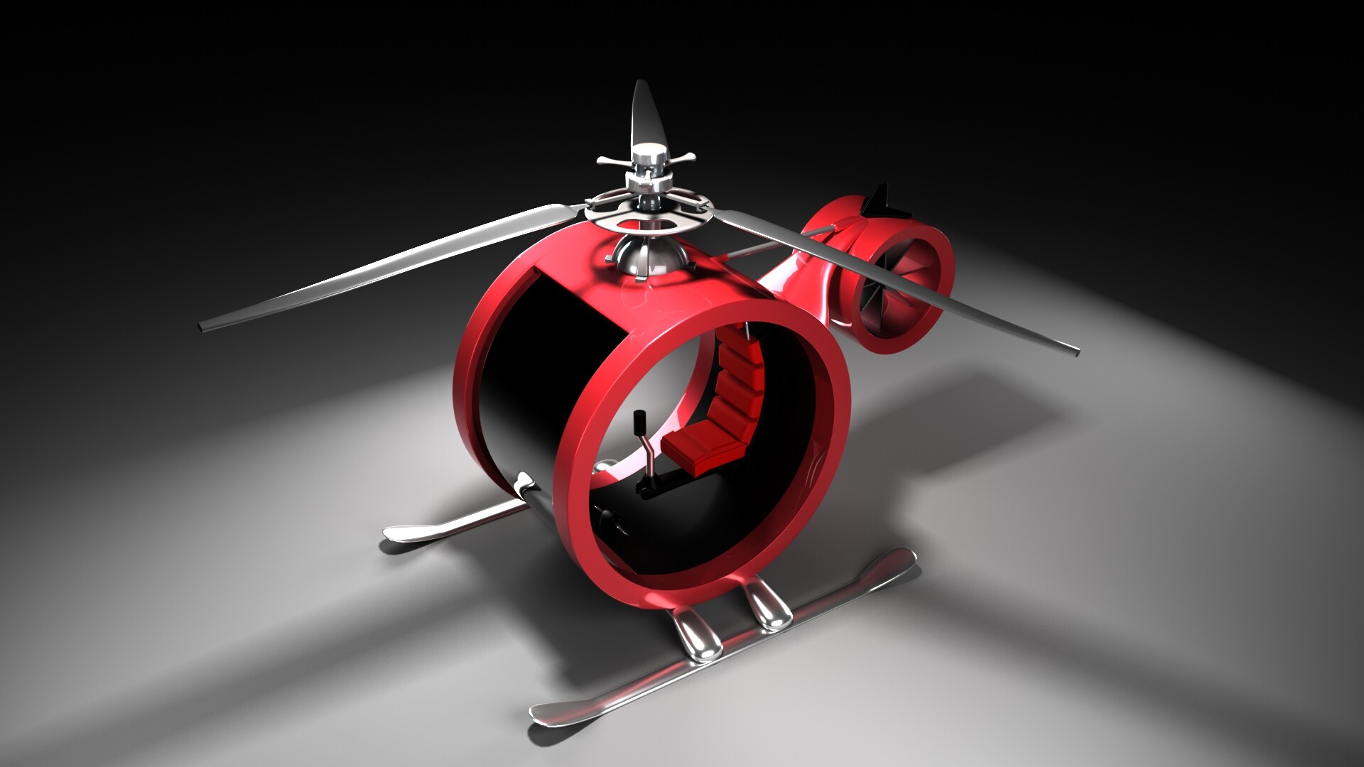 ArtStation - Sci-Fi Helicopter