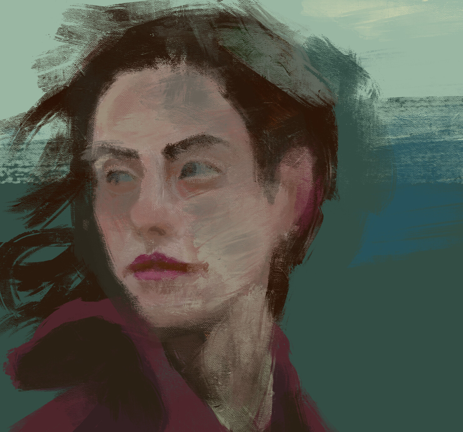 ArtStation - color study - portrait - 230306-1