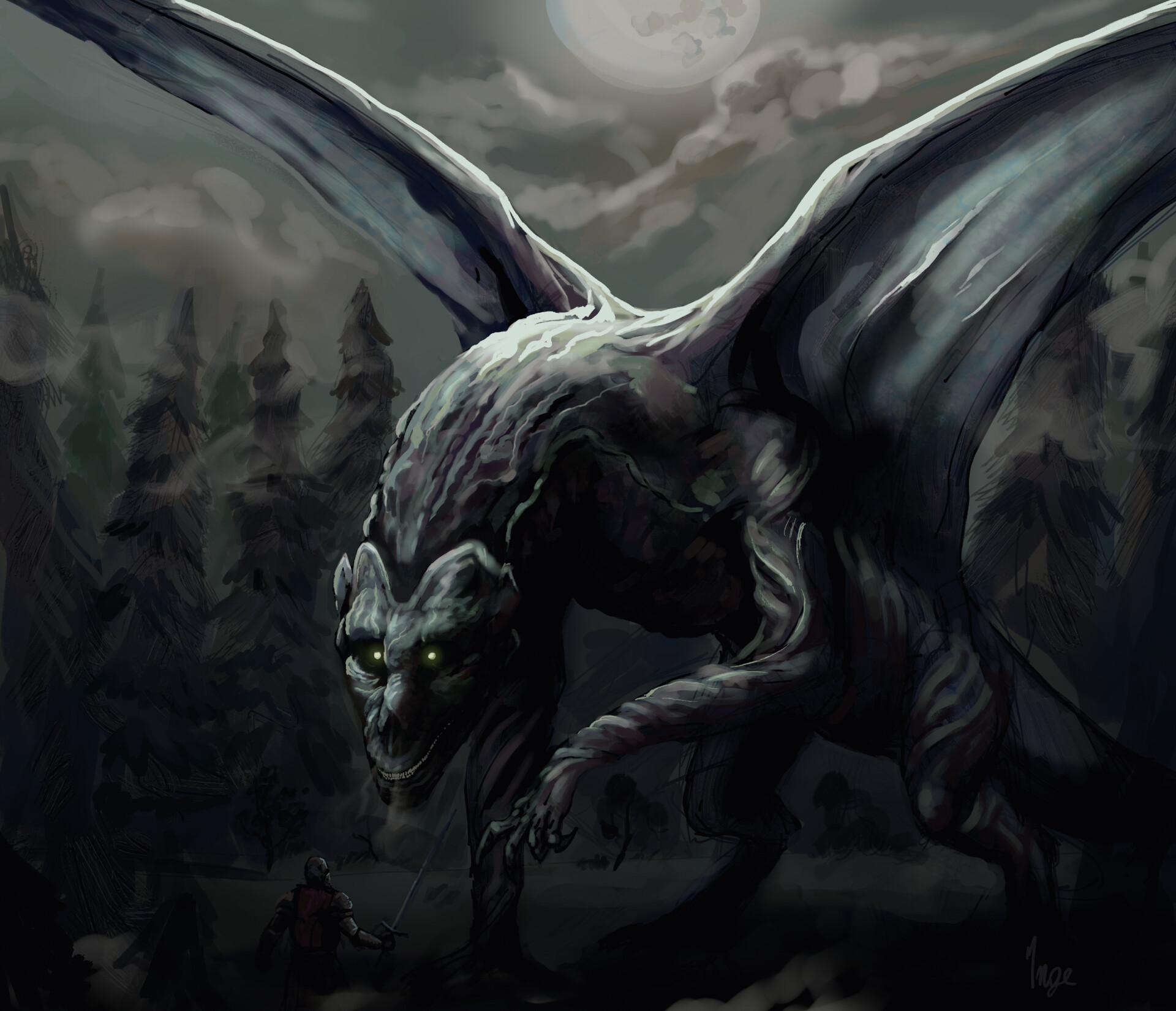 ArtStation - Adult Dragon