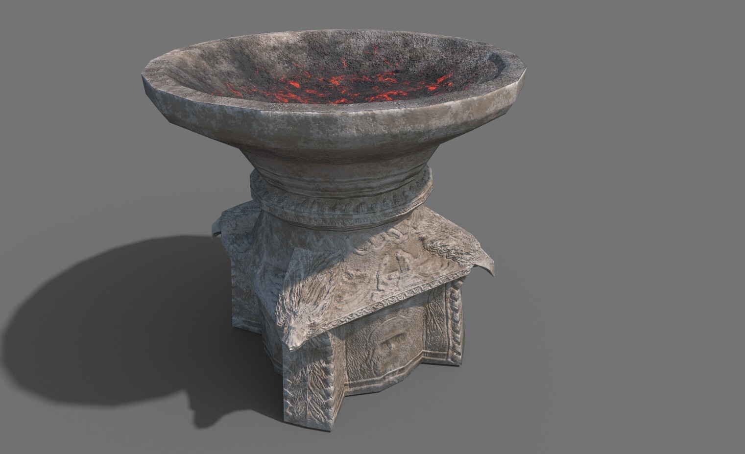 ArtStation - Stone Brazier