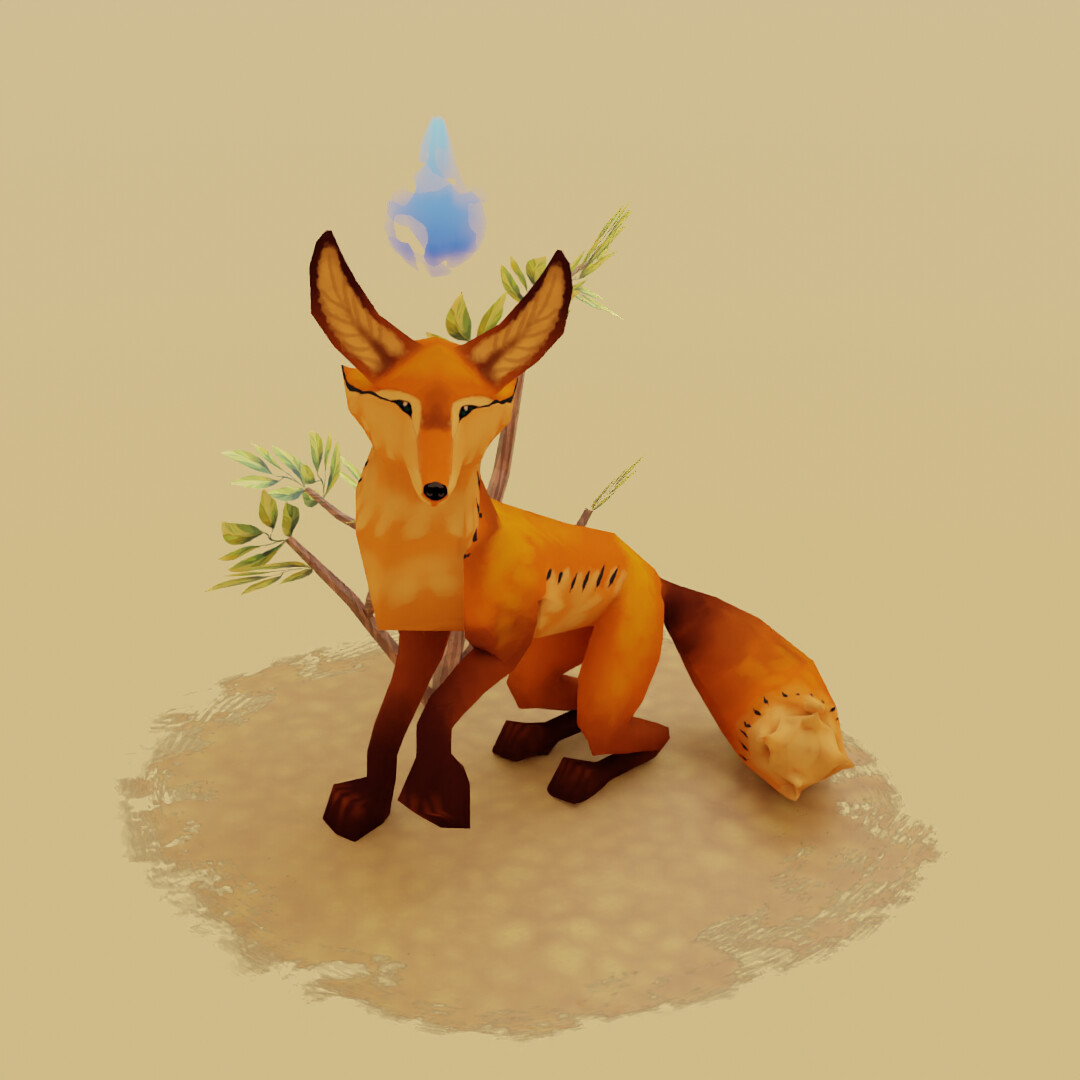 ArtStation - 3D fox rigged animated