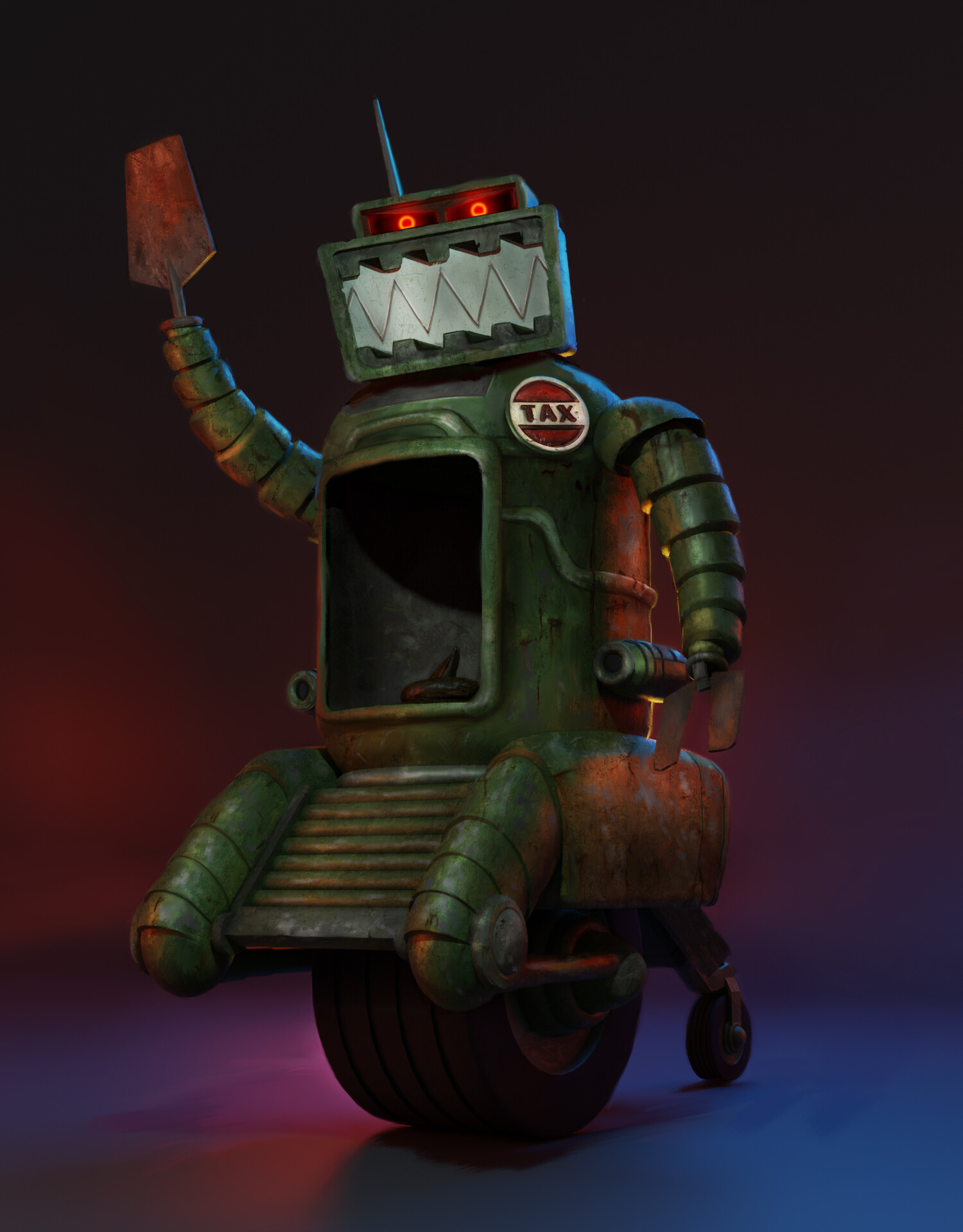 ArtStation - Ro-Jaw, ABC Warriors robot