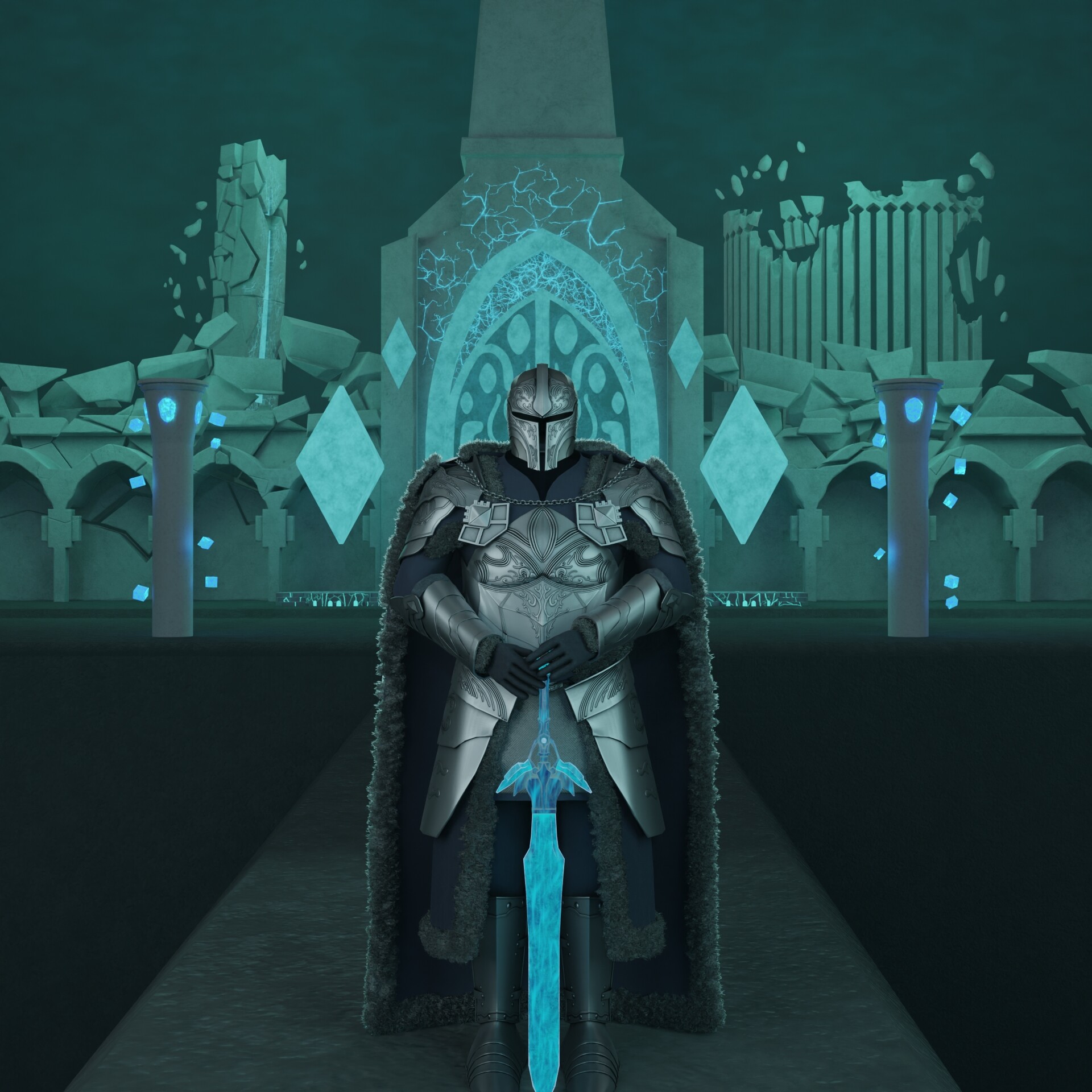 ArtStation - Magic knight