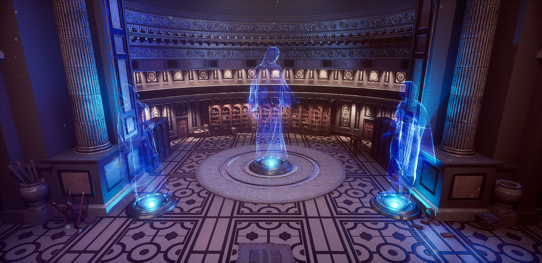 AlexSpyro - "Sci-fi library" for CGA Belgrade