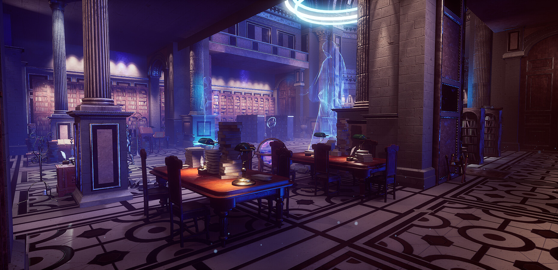 AlexSpyro - "Sci-fi library" for CGA Belgrade