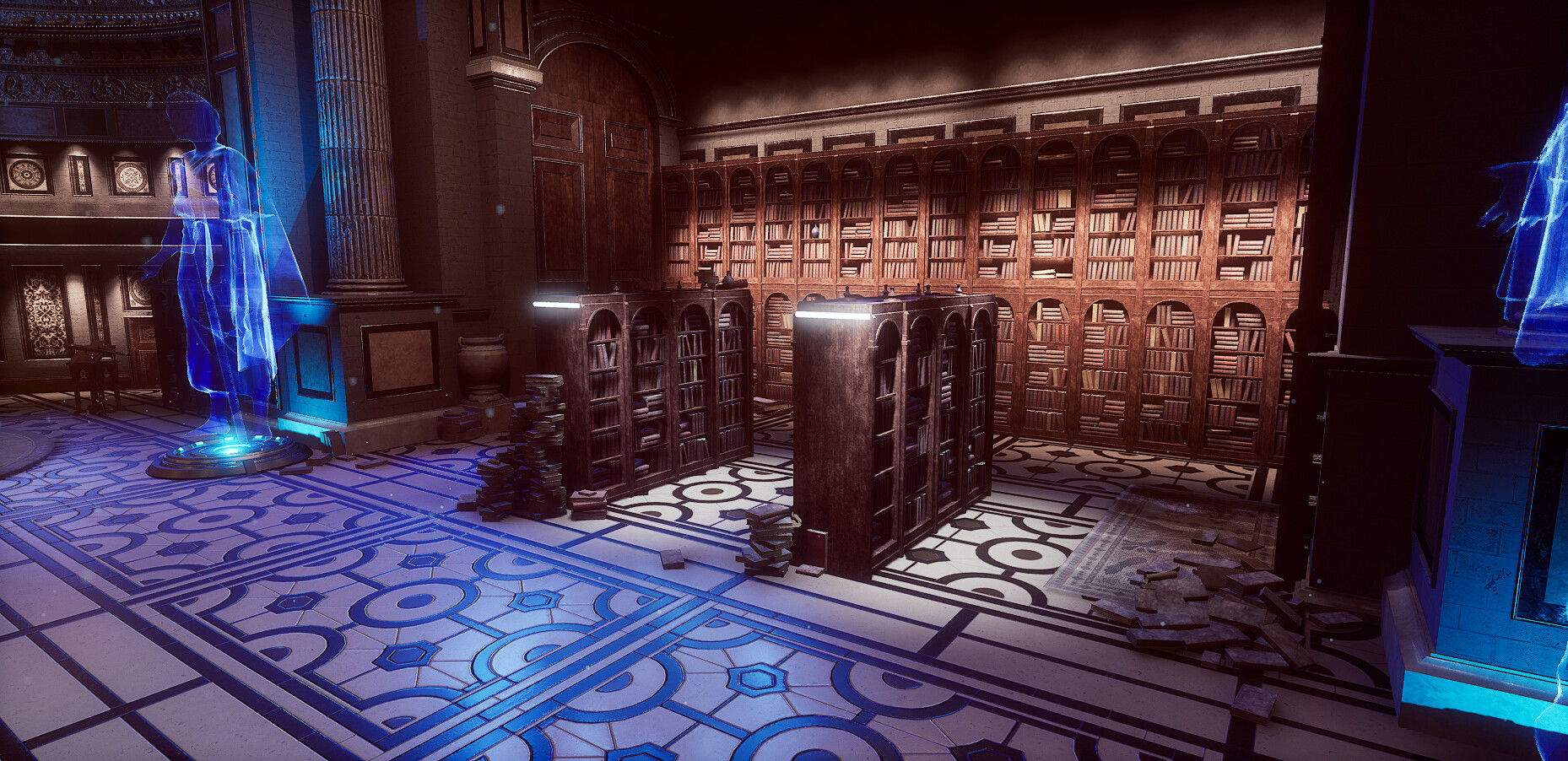 AlexSpyro - "Sci-fi library" for CGA Belgrade