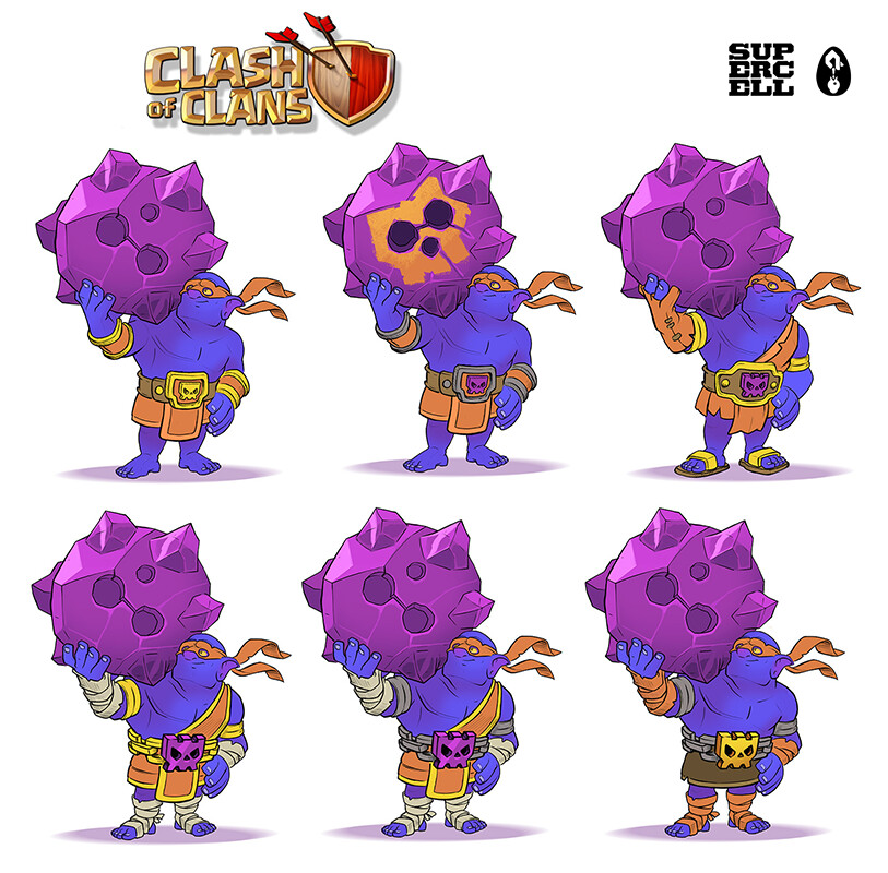 Clash Of Clans Troops Drawing