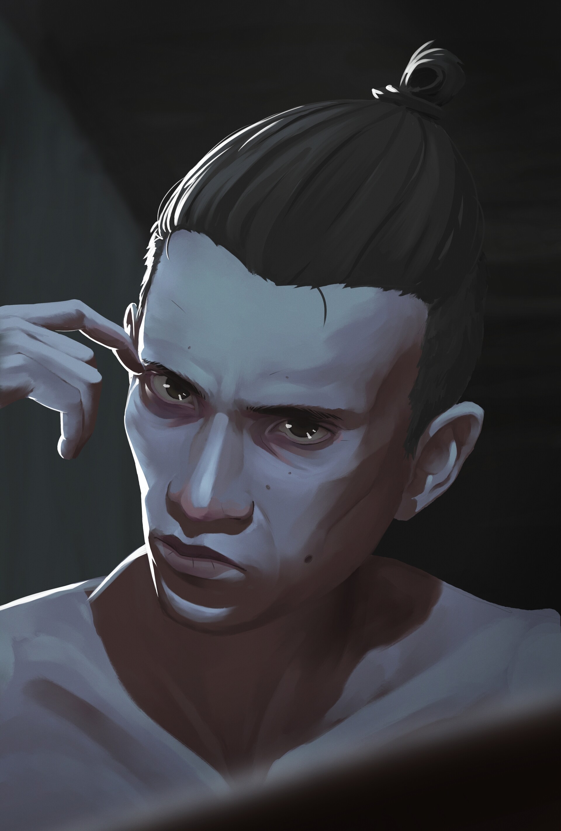 ArtStation - Self portrait in Arcane style