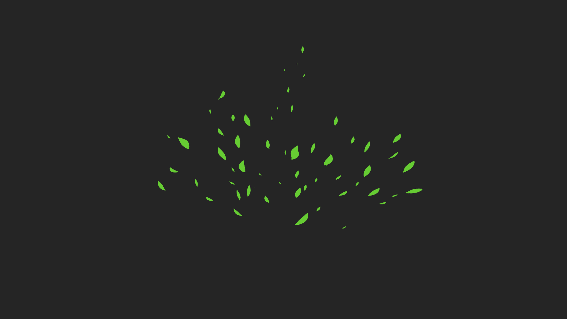 Falling Green Leaves Gif