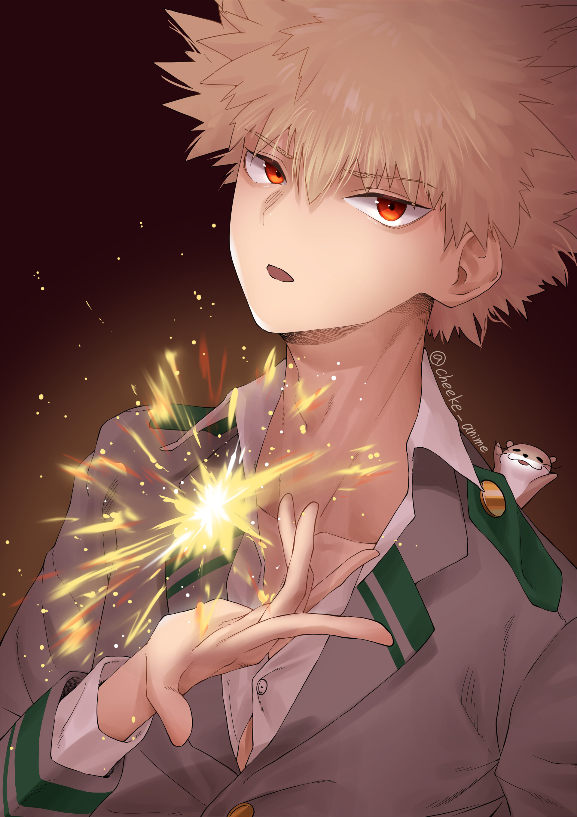 ArtStation - Bakugou Katsuki -MHA