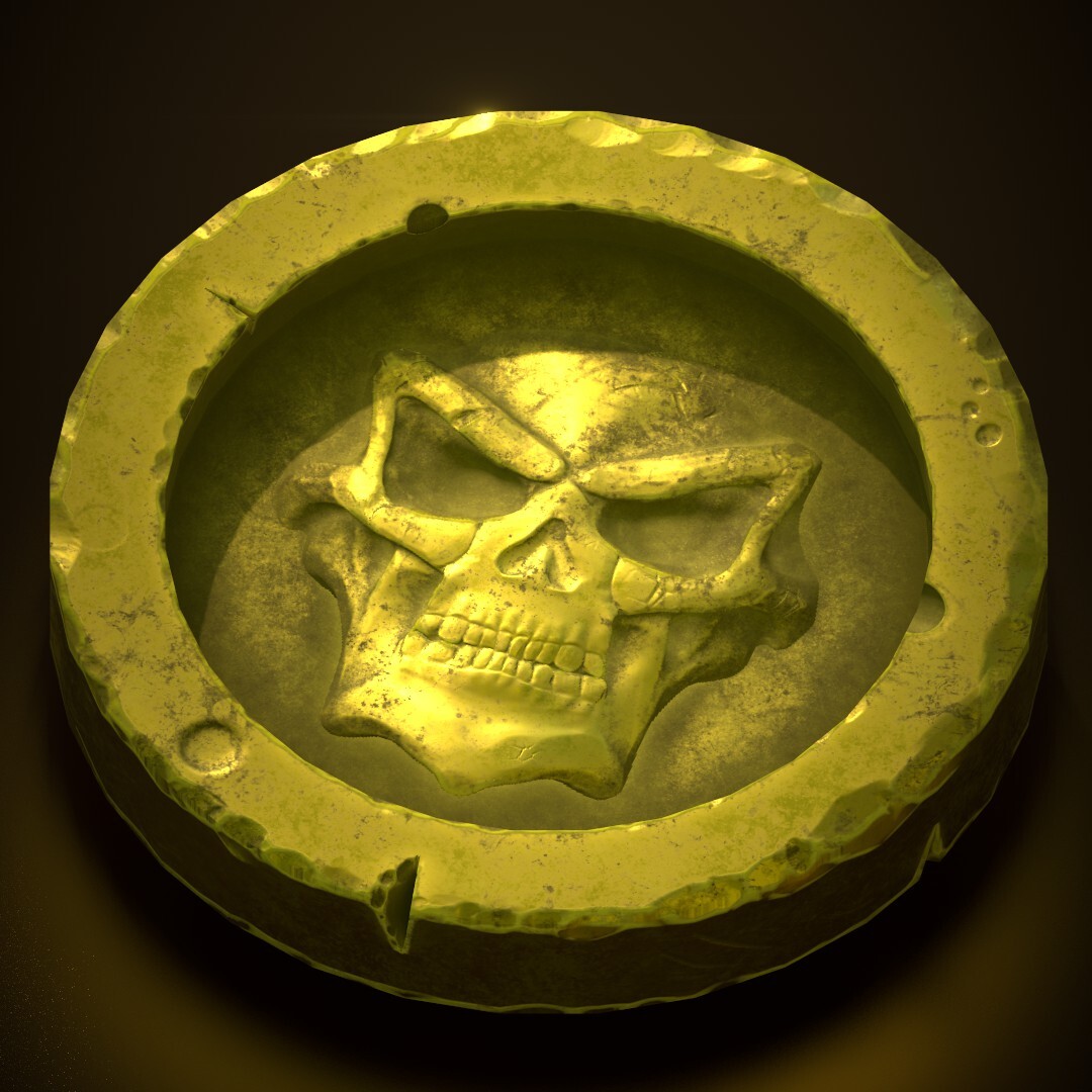ArtStation - Skull Doubloon