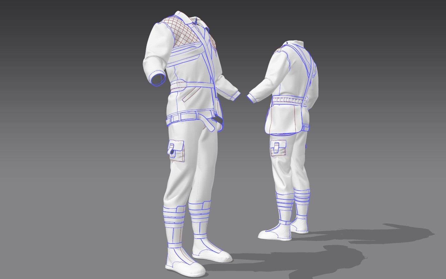 ArtStation - gaming character cloth