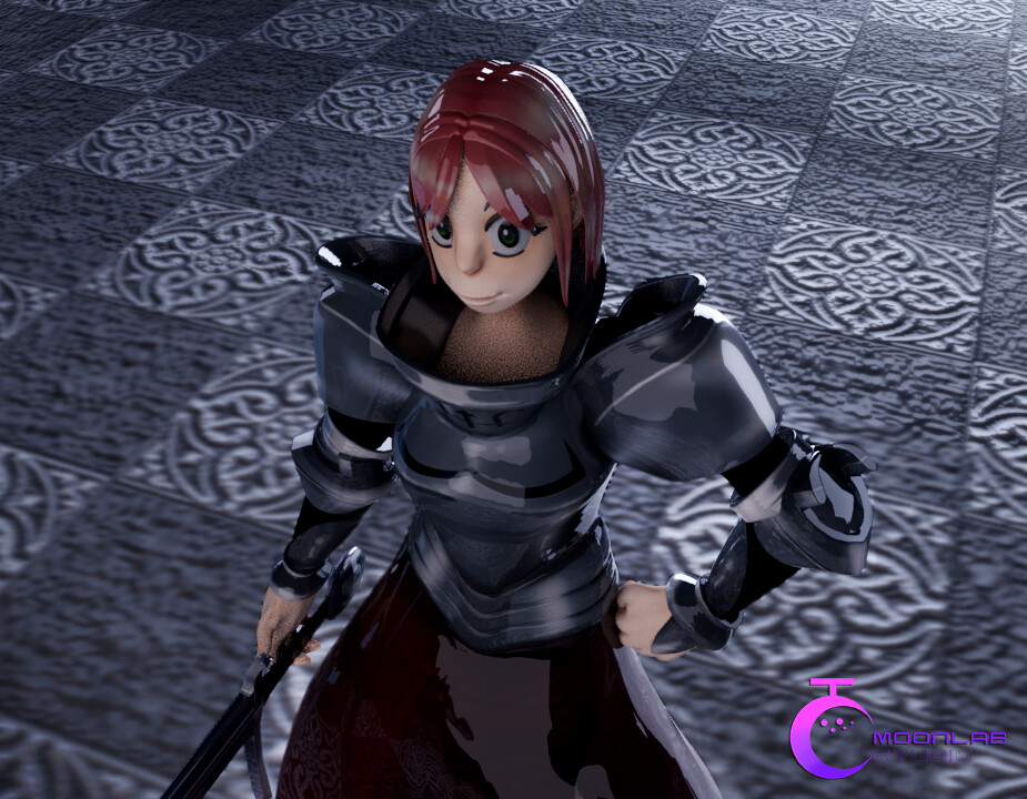 ArtStation - Fiona knightwarrior model