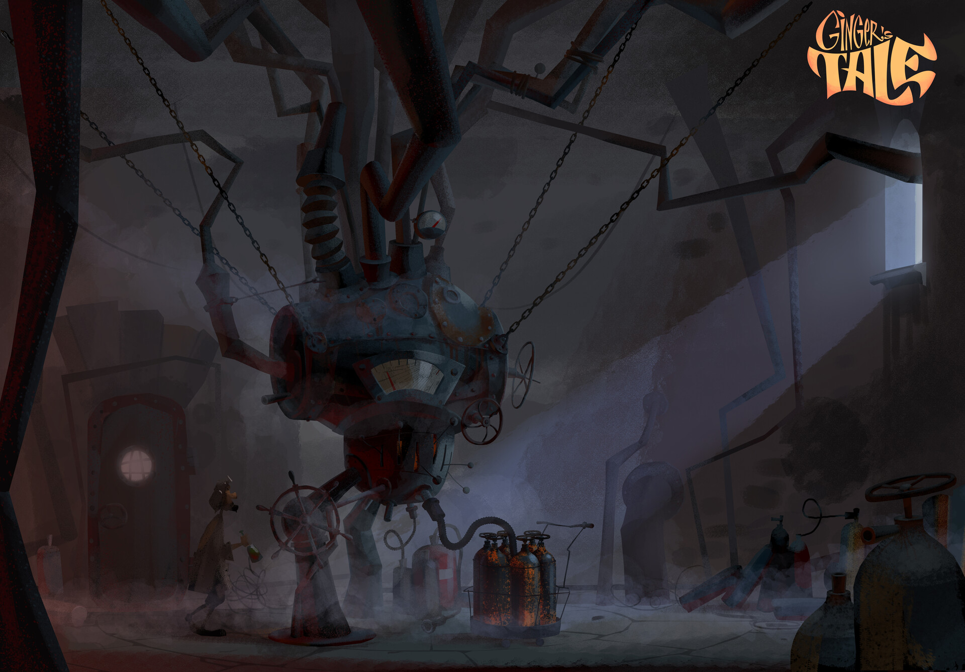 ArtStation - Pumping system in the Queen's castle