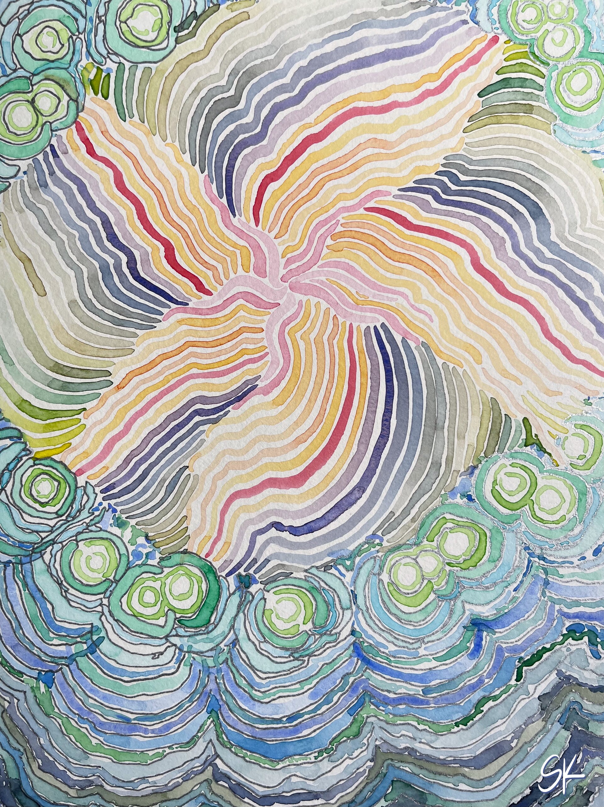 ArtStation - Capricious Choir | Watercolor Art