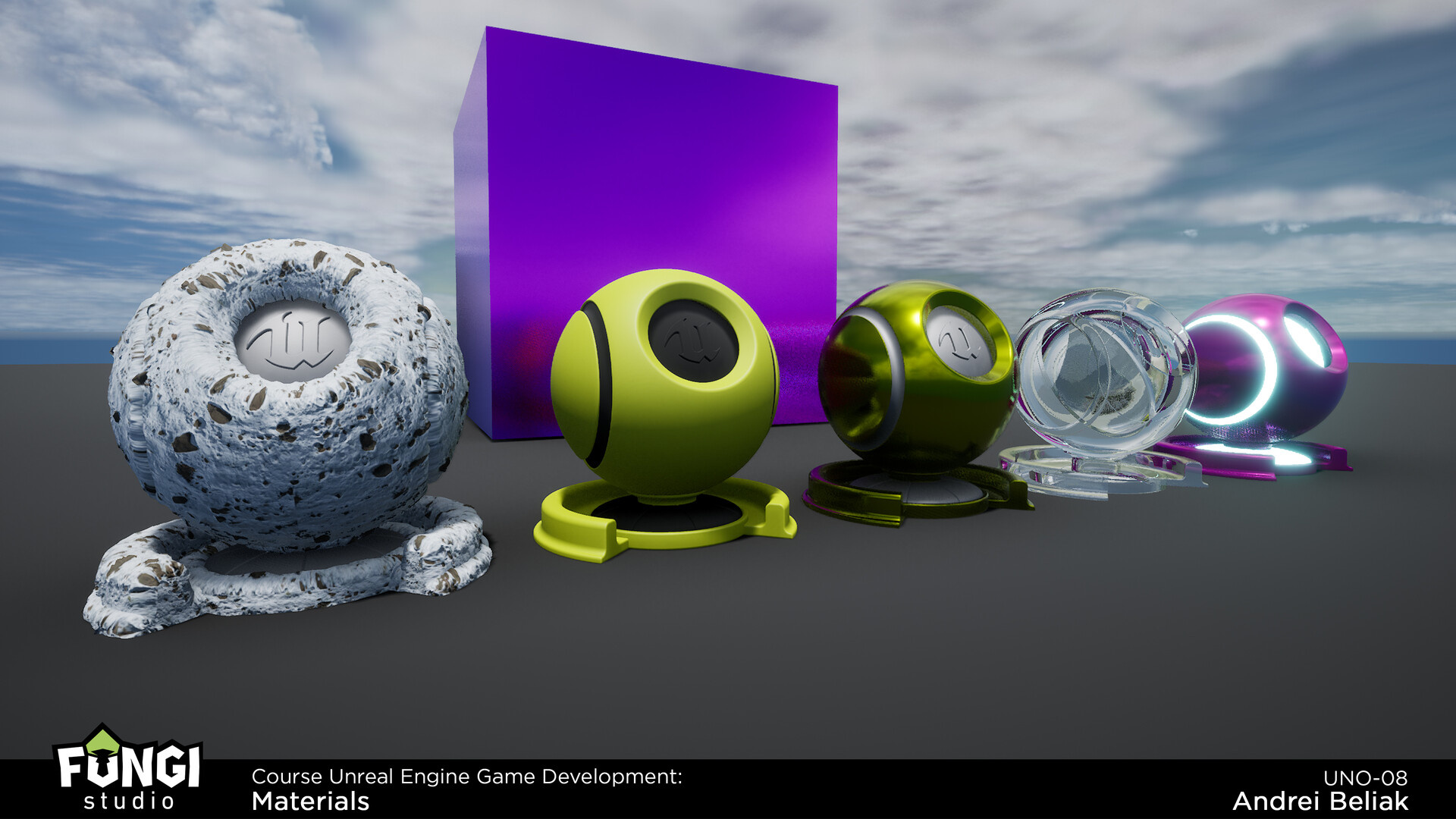 ArtStation - The result of working with materials in Unreal Engine