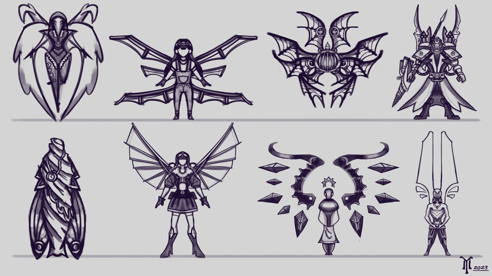 ArtStation - Steam Punk Angel Character Concepts