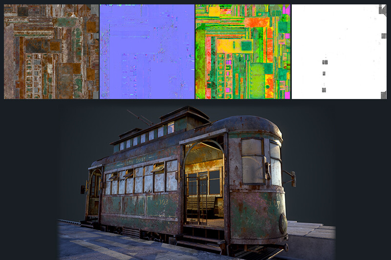 Daniel Quick - Old Rusted Tram UE5