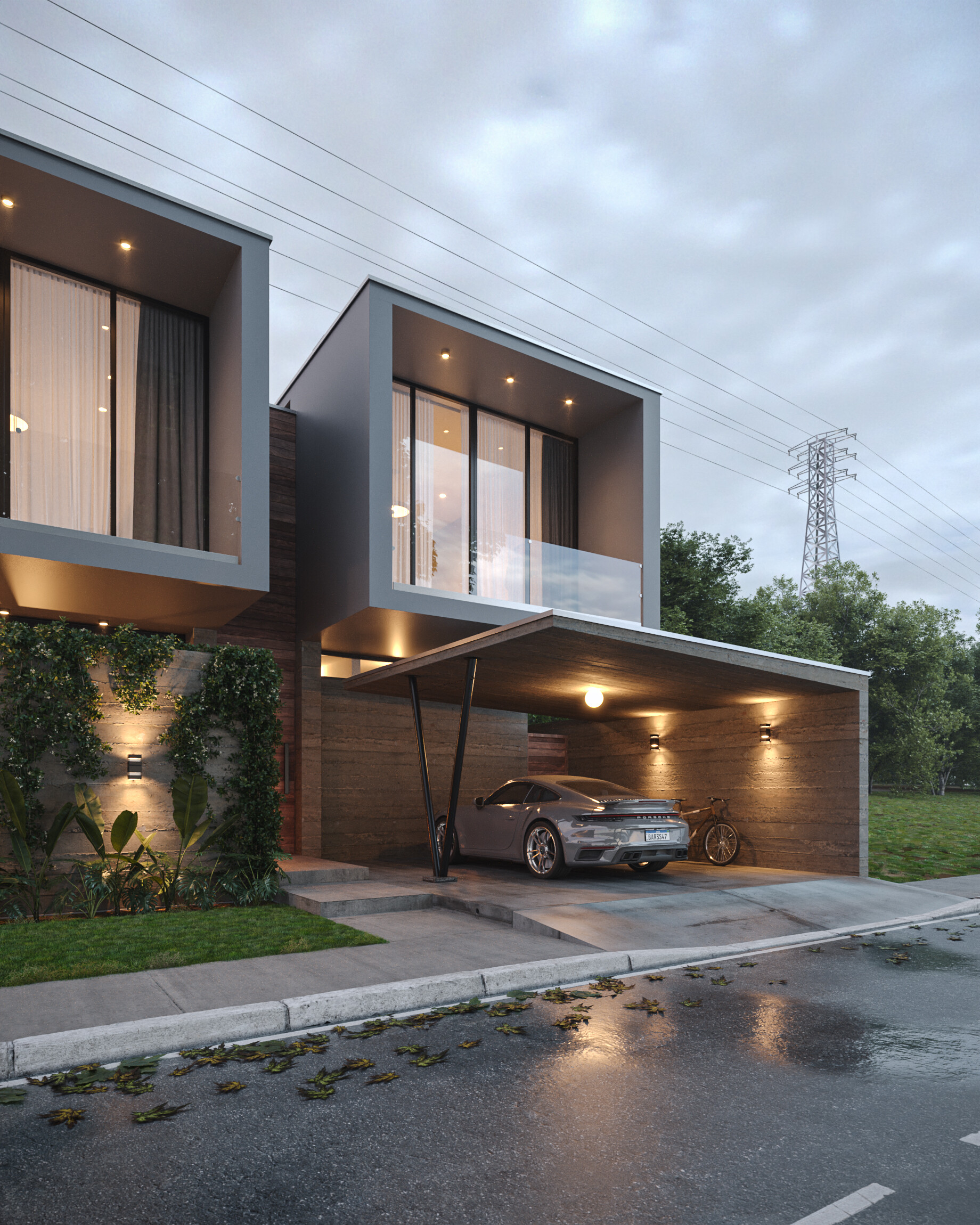 Guilherme Reis - CGI - Pedregal House / Garza Maya Arquitectos - Galla 3D