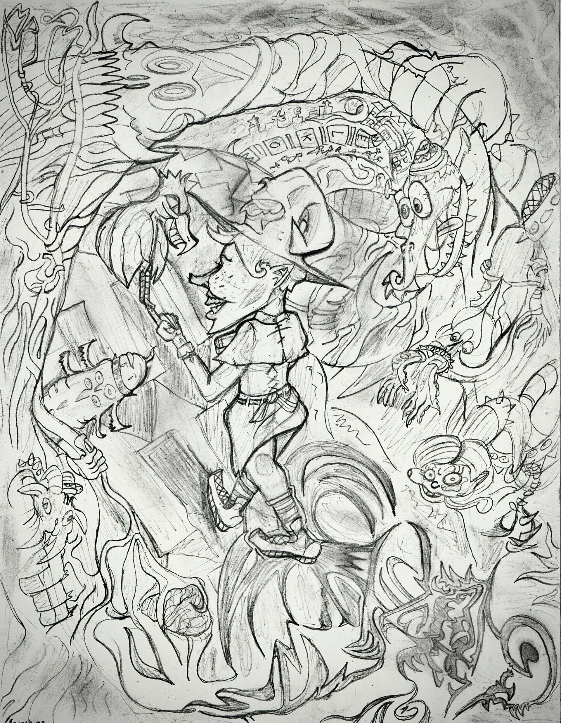 ArtStation - Anita and Rick and Trock @Koekepeer_99