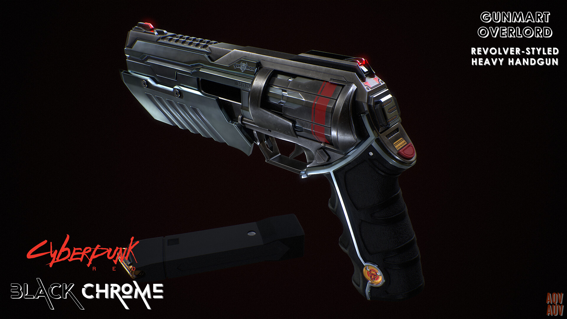 Alvaro Quinteros Vidal - Cyberpunk RED Black Chrome - Gunmart Overlord