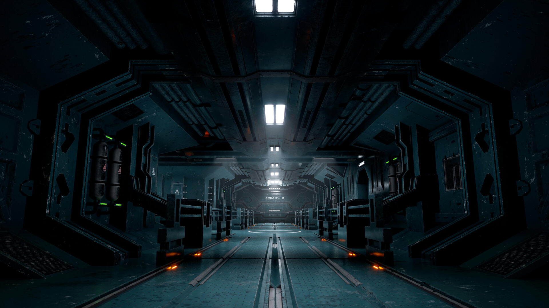 Alexander Domingo - Modular Sci-fi Corridor