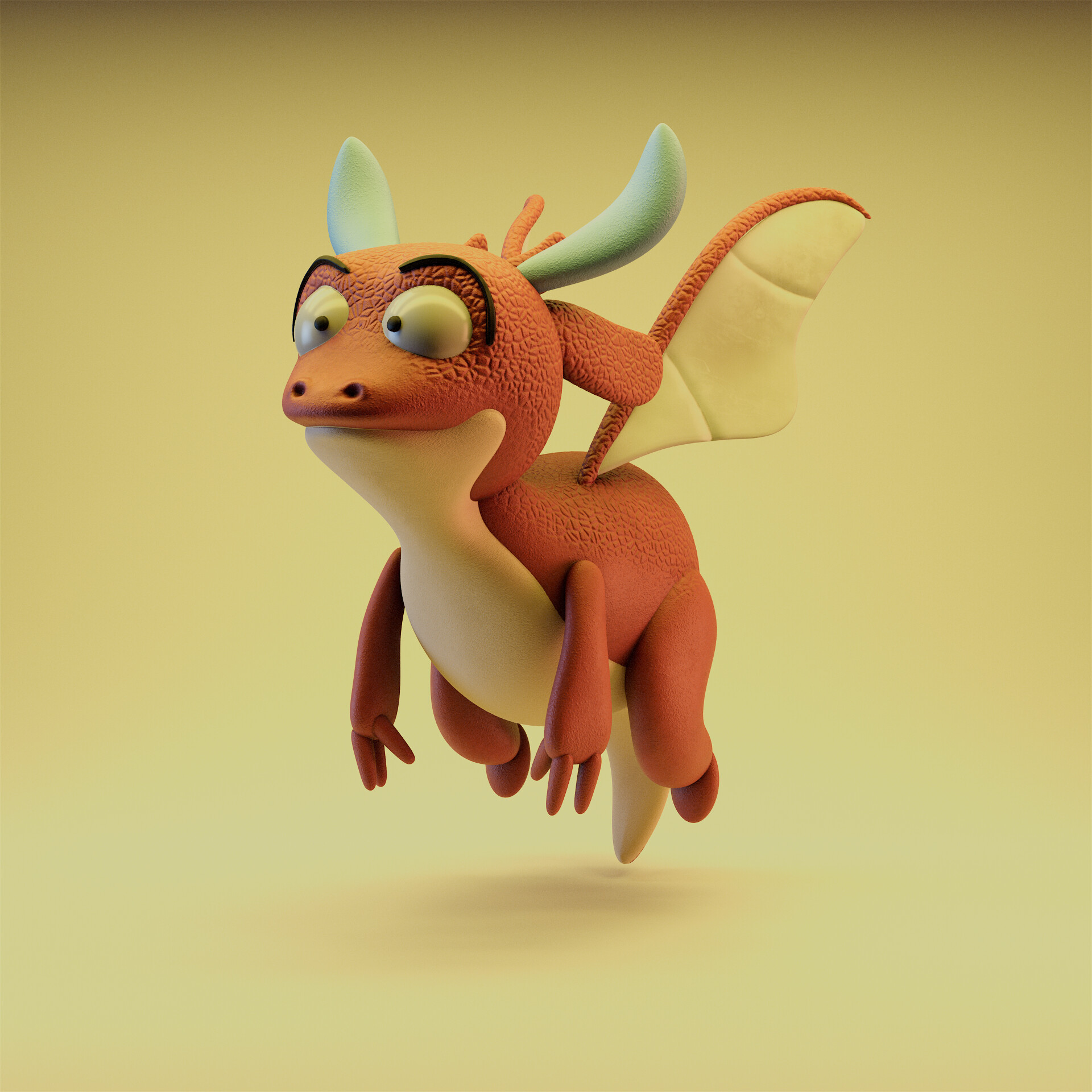 Izuka - Stylized Red Dragon