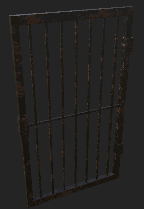 ArtStation - Rusty Gate Texture