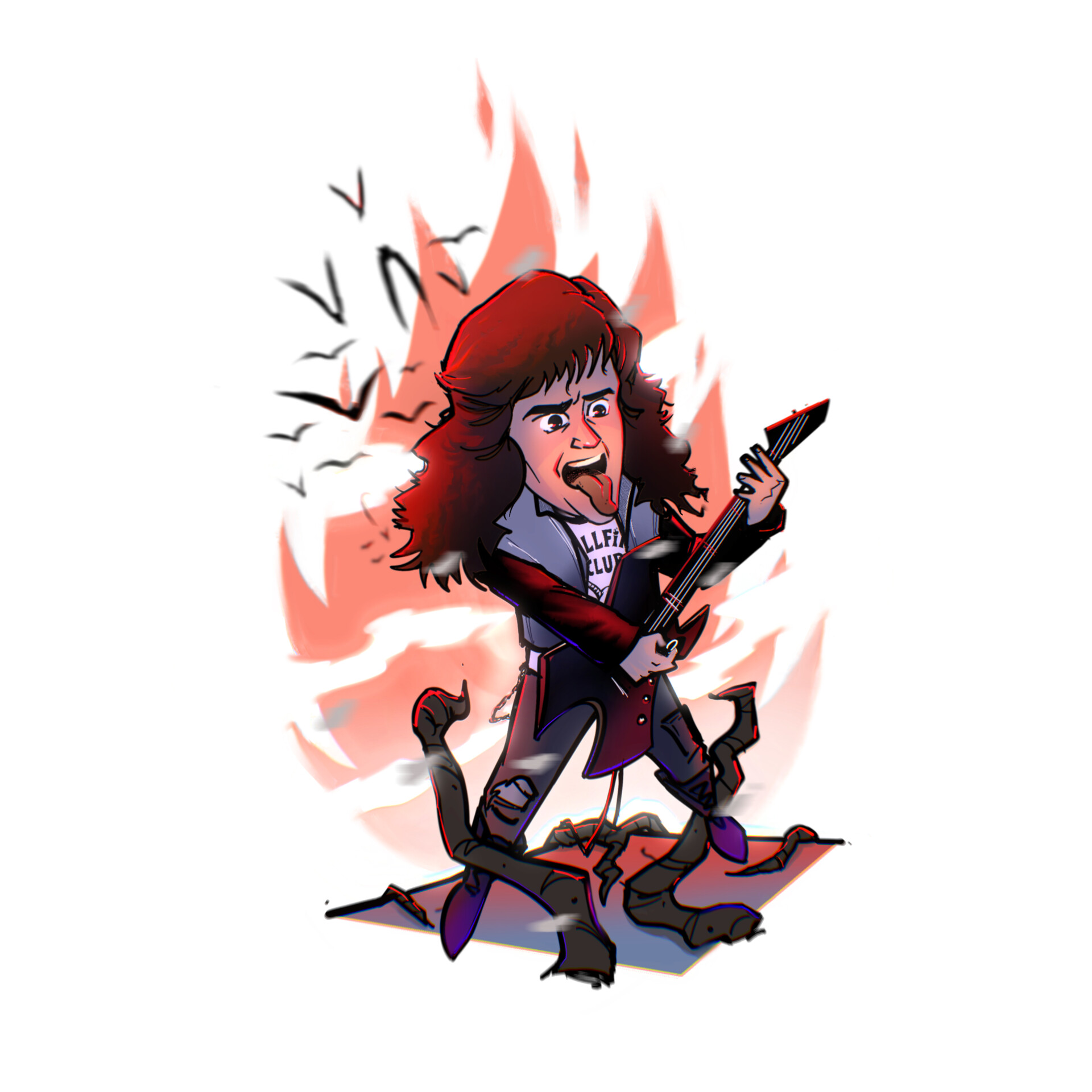 ArtStation - Eddie Munson - Chibi